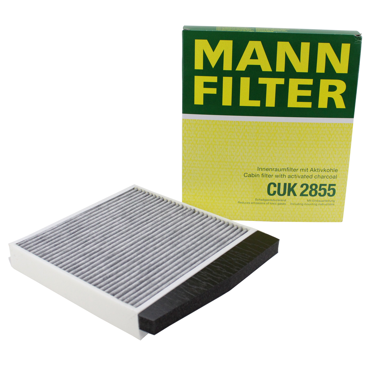 eEuroparts > Cabin Air Filters > Mann-Filter CUK 2855 - Cabin Air Filter